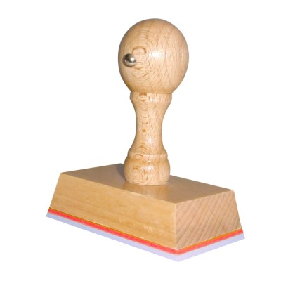 Handstempel 65x40 - tekst / logo hand stempels los