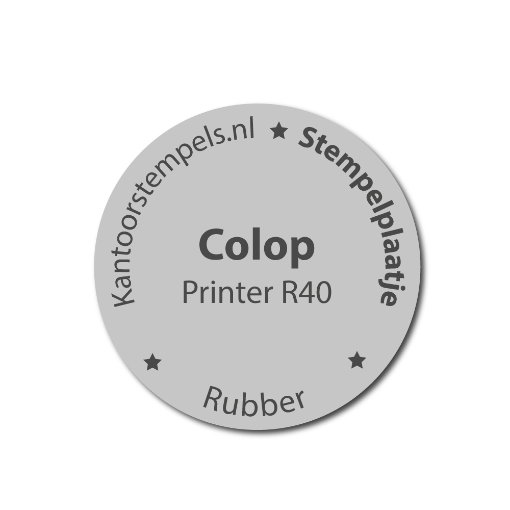 Tekstplaatje Colop Printer R40 kopen? - Kantoorstempels.be